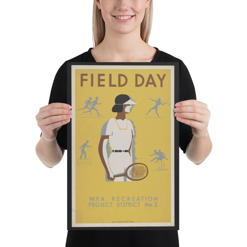 WPA Field Day Poster, 12”x18” – The Bark Shop